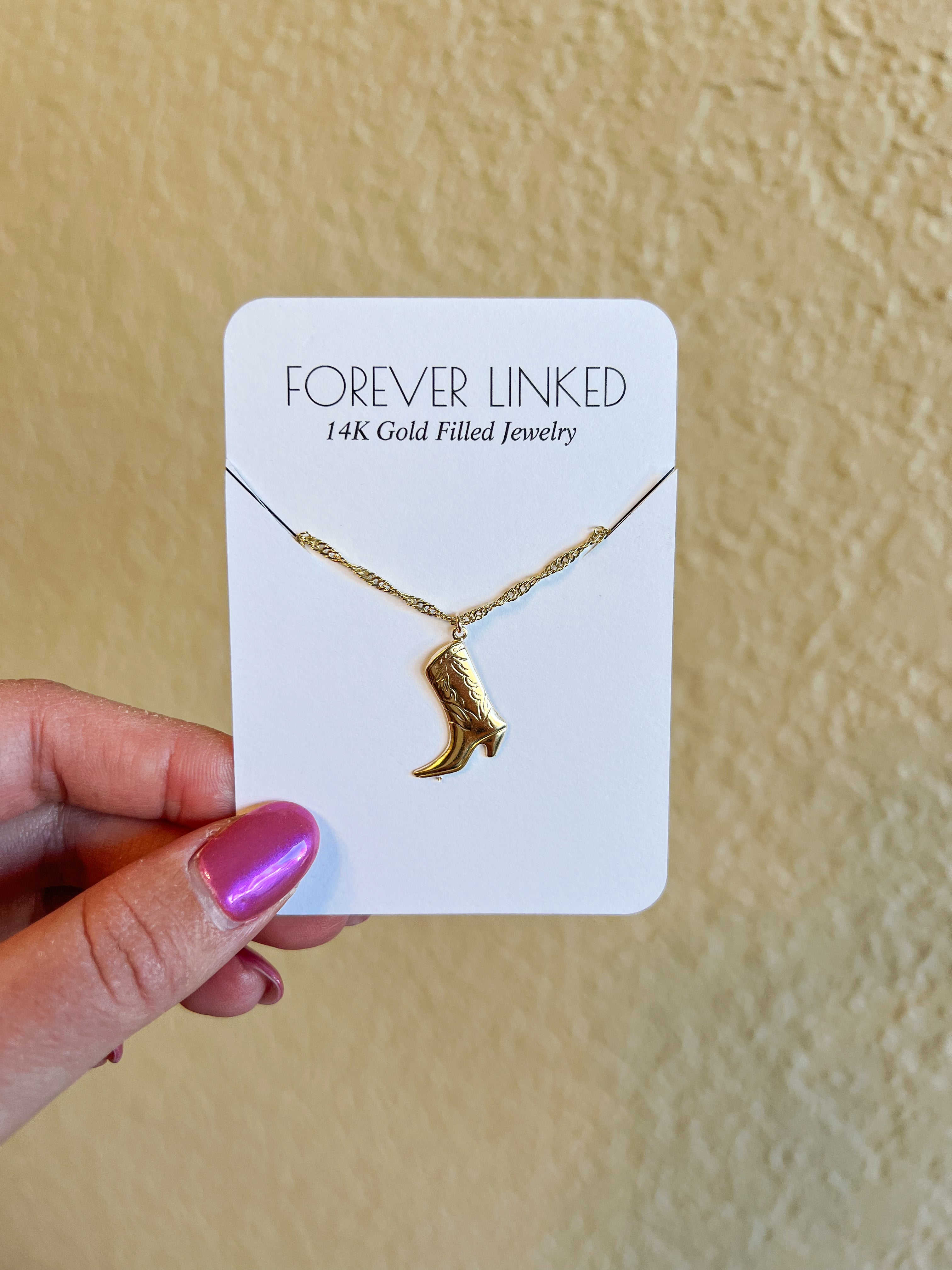 Classic Cowboy boot Necklace – ForeverLinked918
